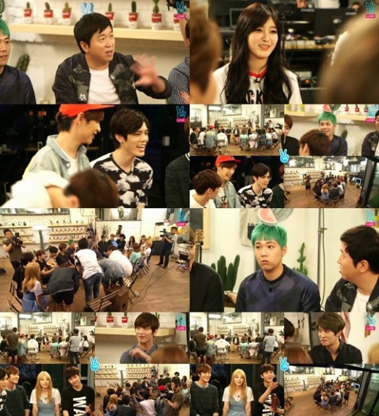 FNC 夜유회, AOA-씨앤블루-FT아일랜드 다 모였다