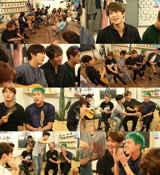 FNC 夜유회, AOA-씨앤블루-FT아일랜드 다 모였다